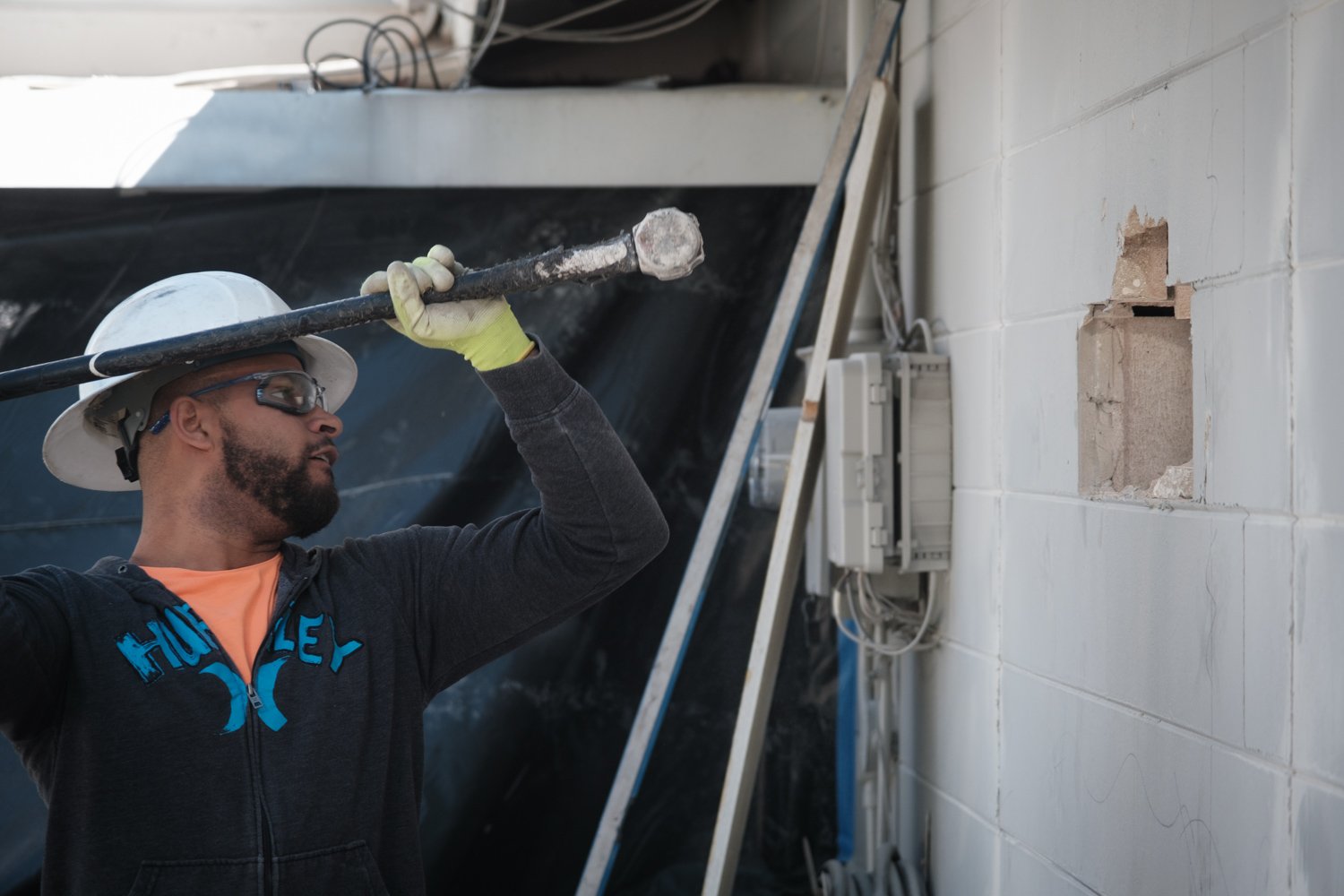 Precision Demolition: Halving a Garage - AAA Service Company