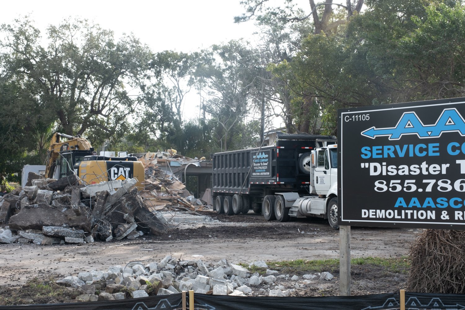 Oceanfront Mansion: Demolition Do-Over - AAA Service Company