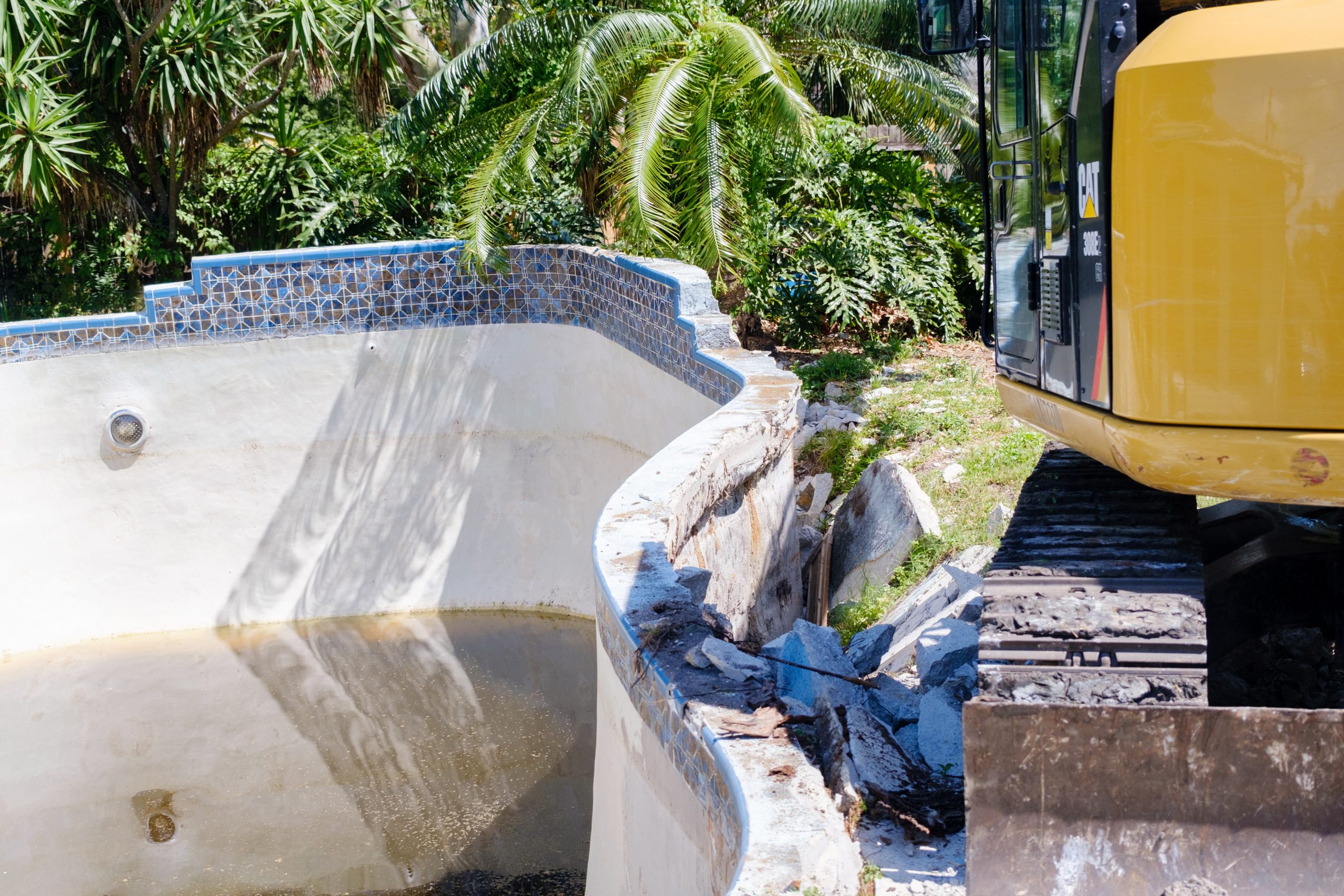 Popped-Loose Pool Demolition - AAA Service Company