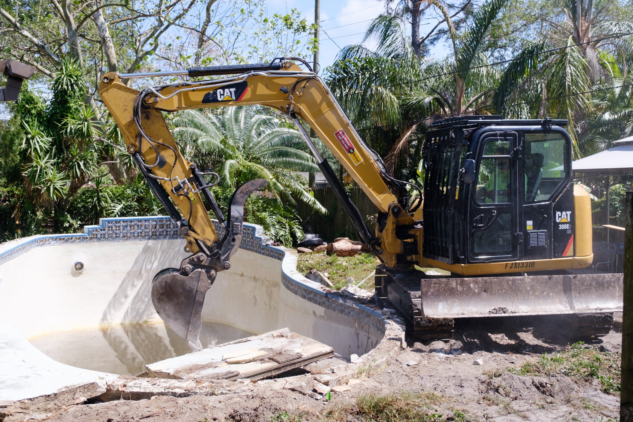 Popped-Loose Pool Demolition - AAA Service Company
