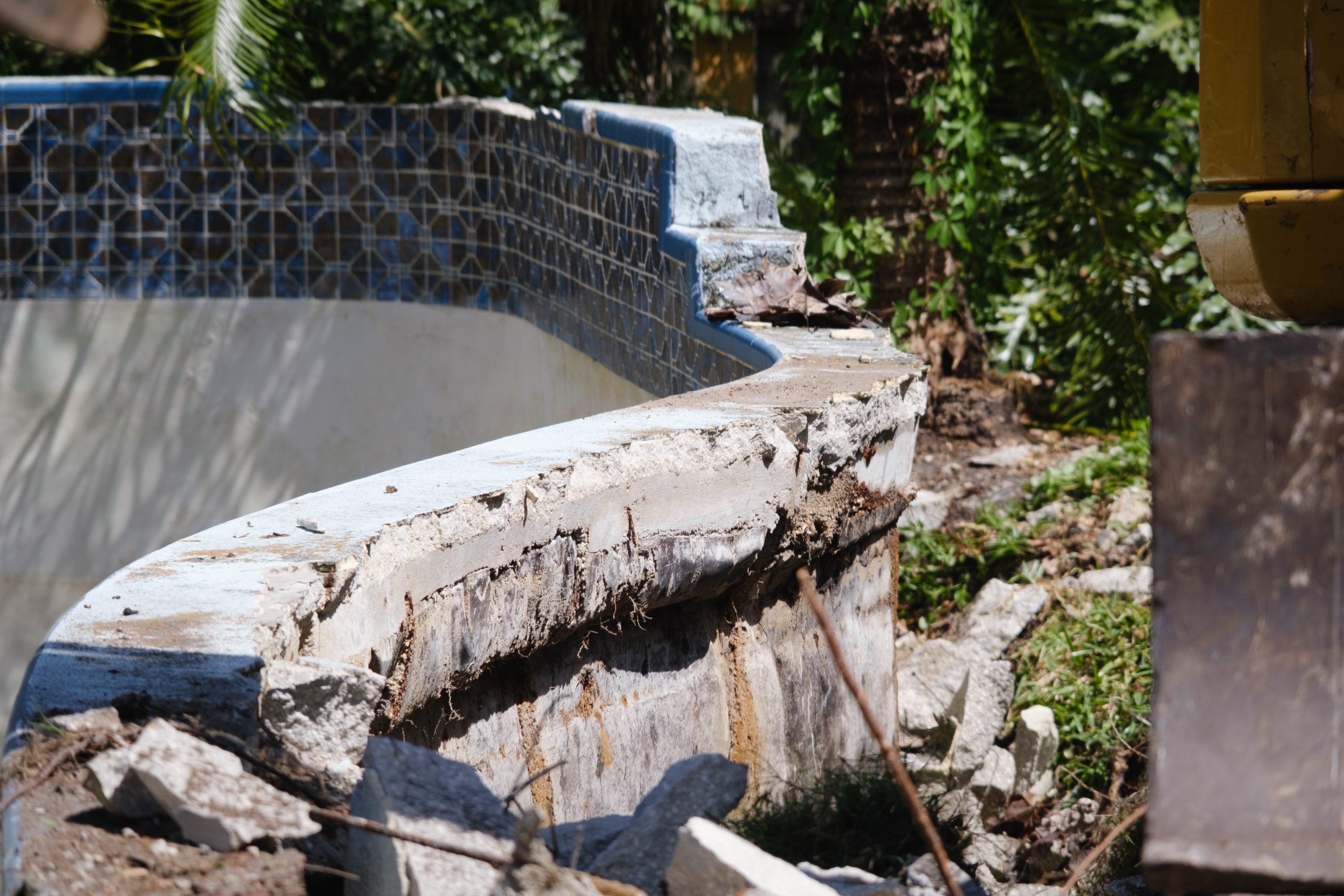 Popped-Loose Pool Demolition - AAA Service Company