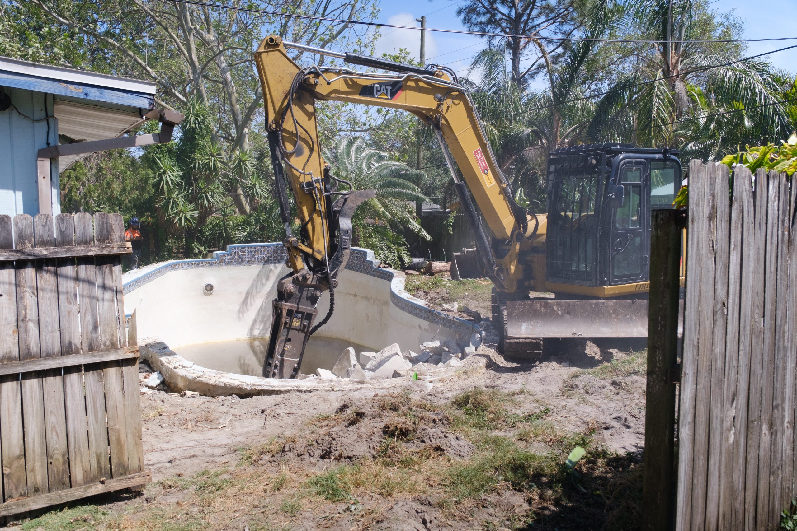 Popped-Loose Pool Demolition - AAA Service Company