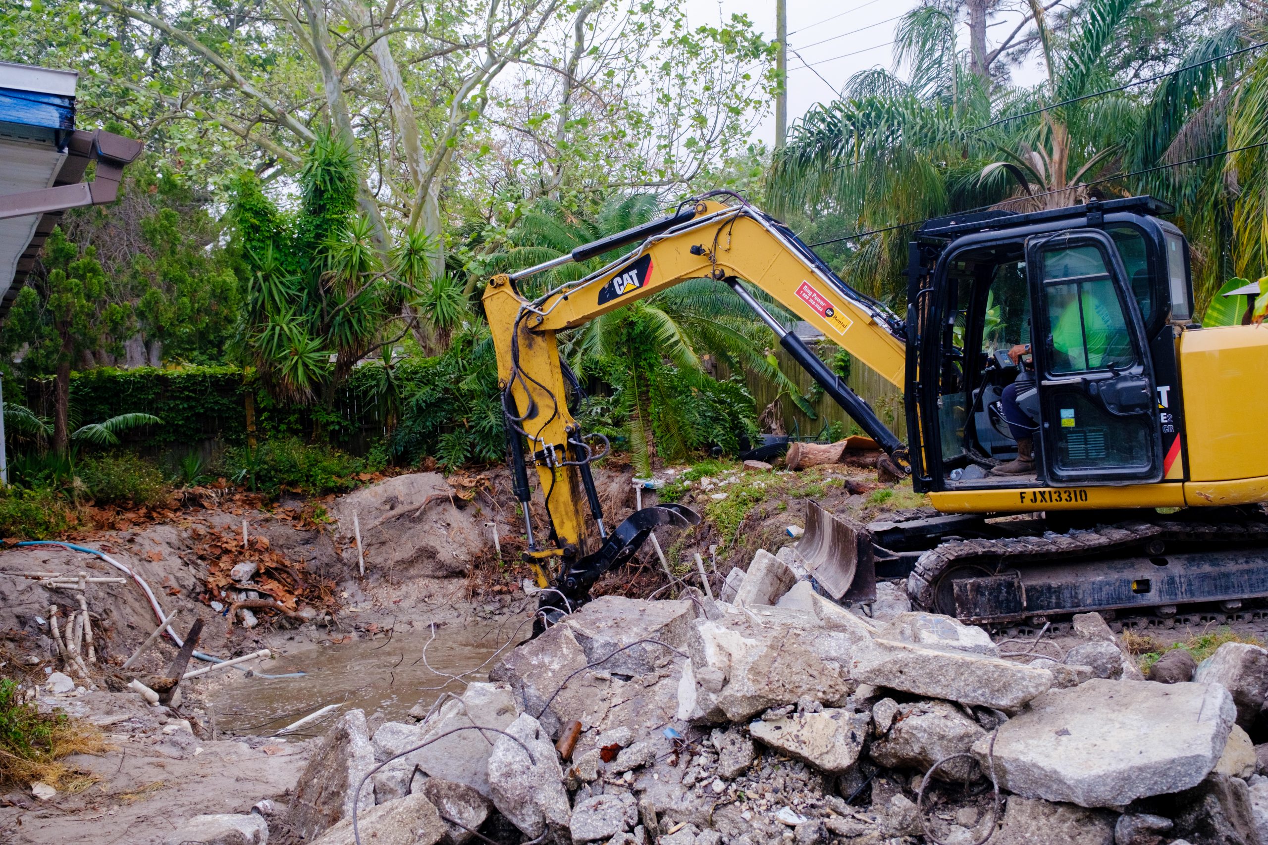Popped-Loose Pool Demolition - AAA Service Company